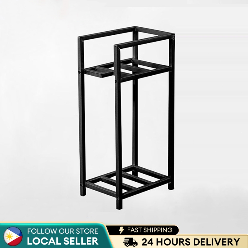 3 Layer Water Rack Stand Water Container Rack Stand Metal Water Gallon ...