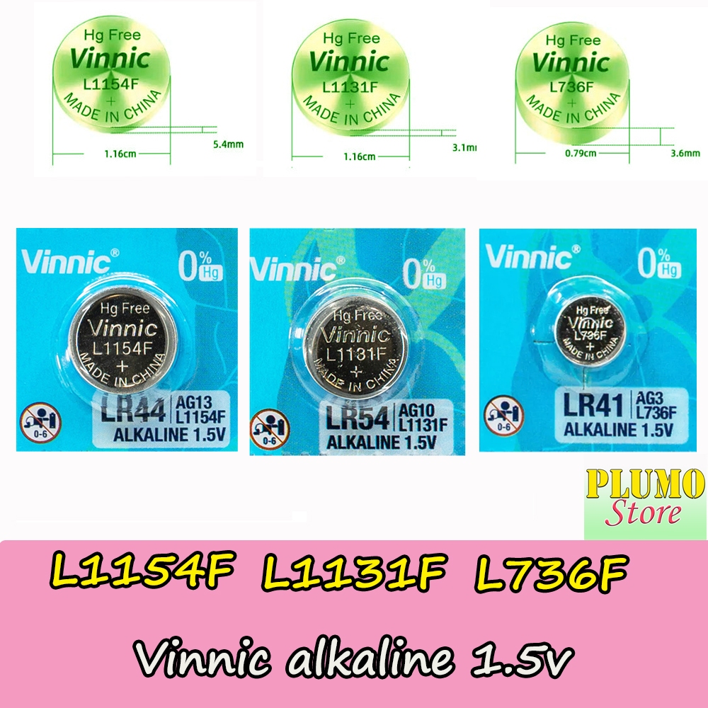 L1154F L1131F L736F 1.55V Alkaline Battery (PER PIECE)Vinnic battery ...