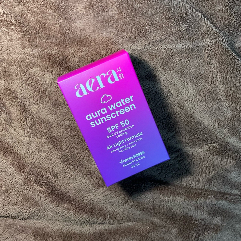 Aera Aura Water Sunscreen SPF50 35ml | Shopee Philippines