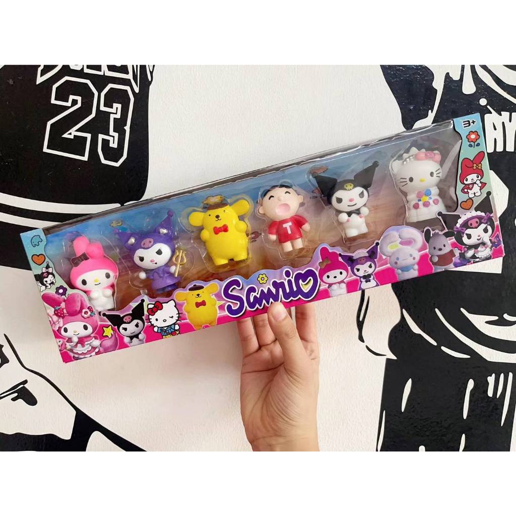 TYK Set of 6 Kuromi family figure set | Shopee Philippines