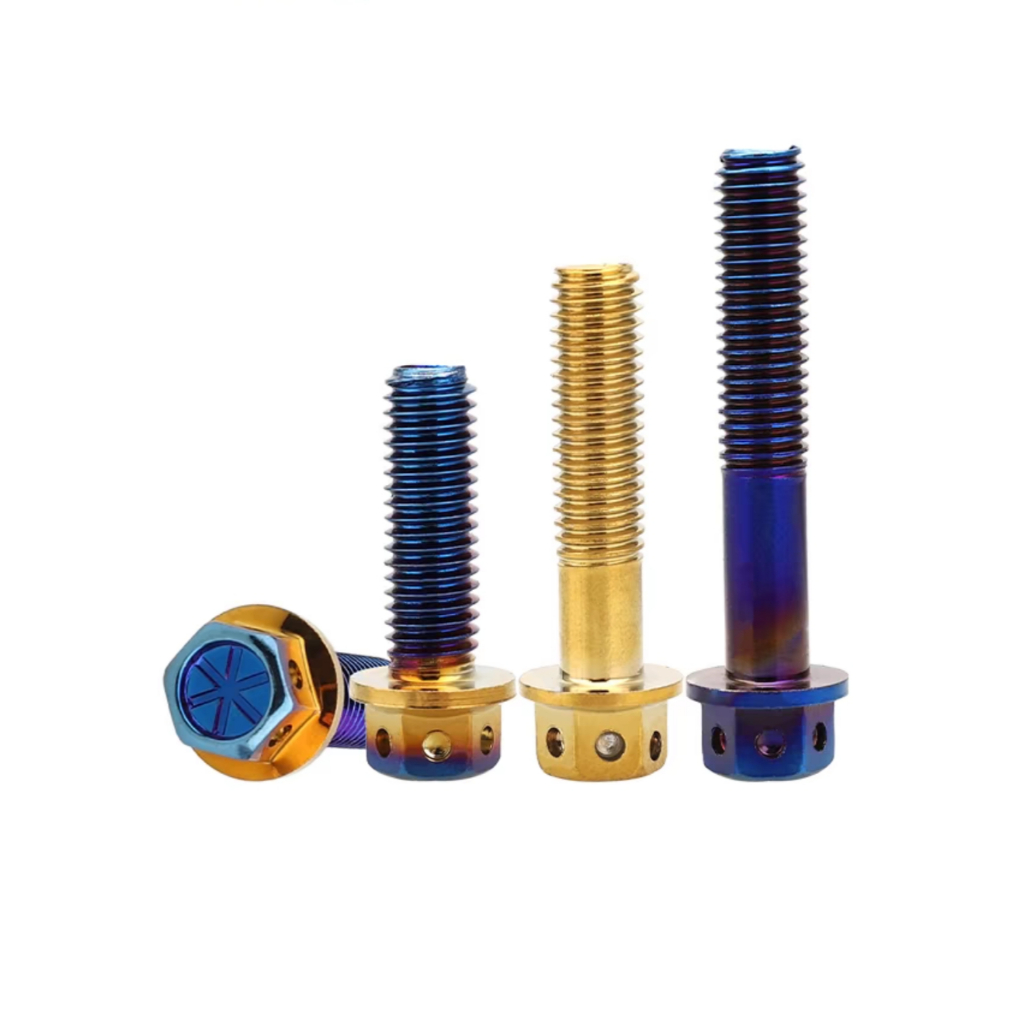 1Pc Body Bolts M6*10 - M6*60 Gold/Titanium Flower Type | Shopee Philippines