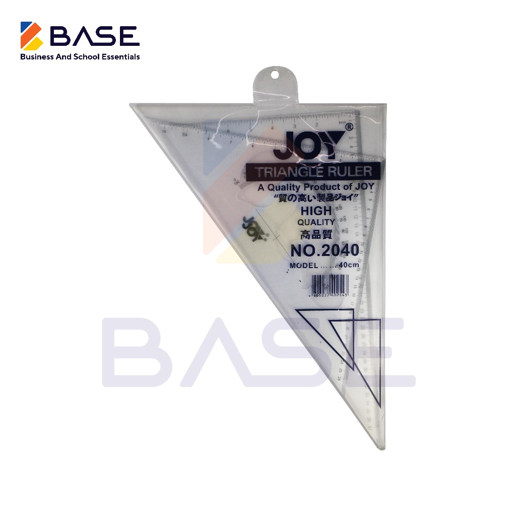 Joy Clear Triangle Ruler | Shopee Philippines