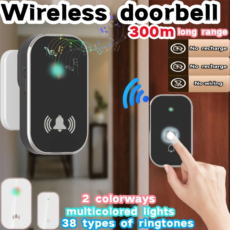 Door bell Wireless Smart home electric door bell residential 300M ...