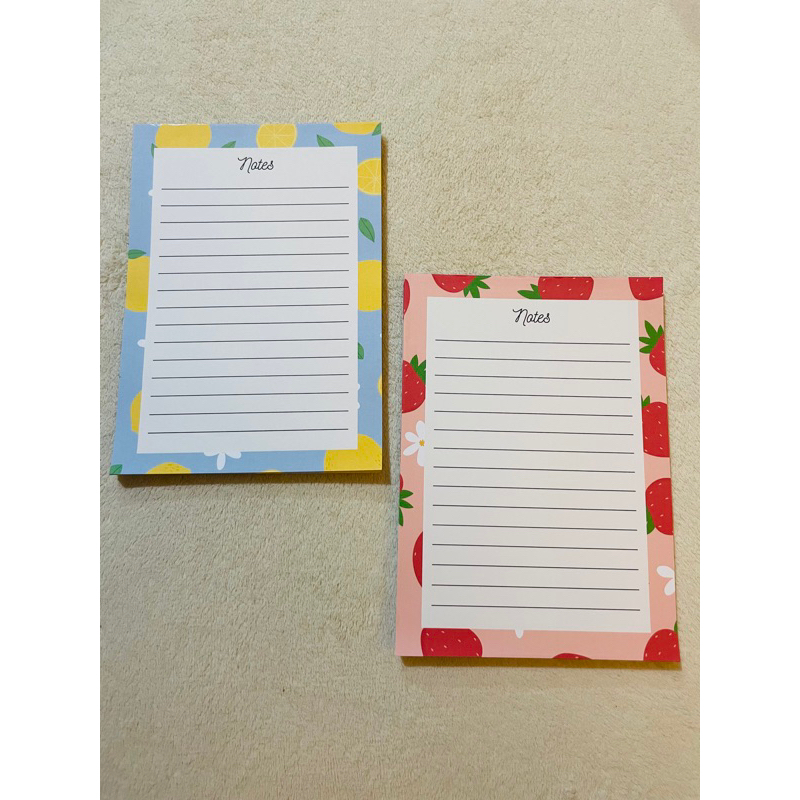 Fruity Notepads 50 sheets | Shopee Philippines
