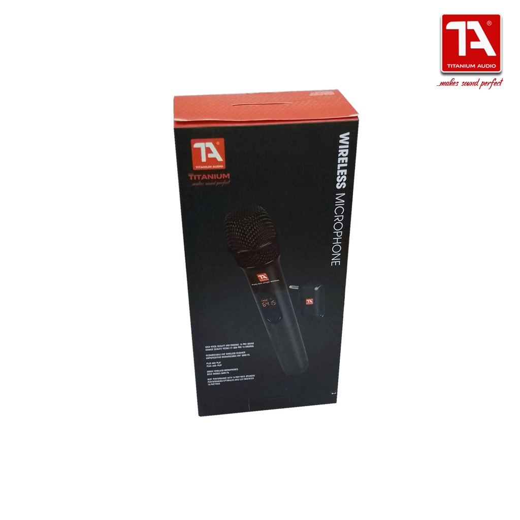 Titanium Audio Party Box Wireless Mic/Rechargeable UHF Wireless ...