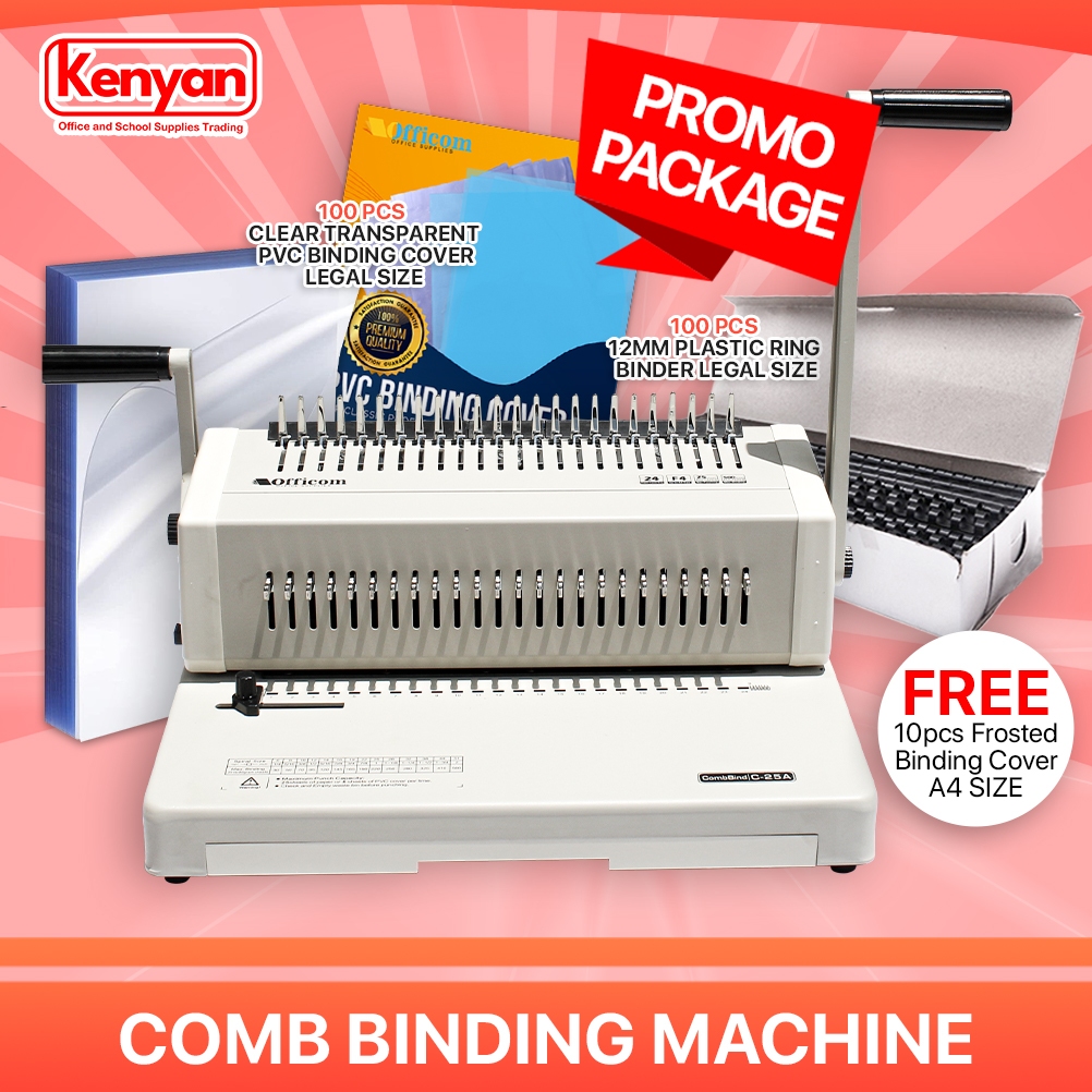 F4 Long Wire Package | Comb Binding Machine Legal Size + 100pcs Wire ...