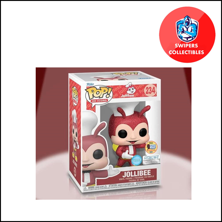 Funko Pop Jollibee Glitter Supermanila Comic Con Funtastik LE3000 ...