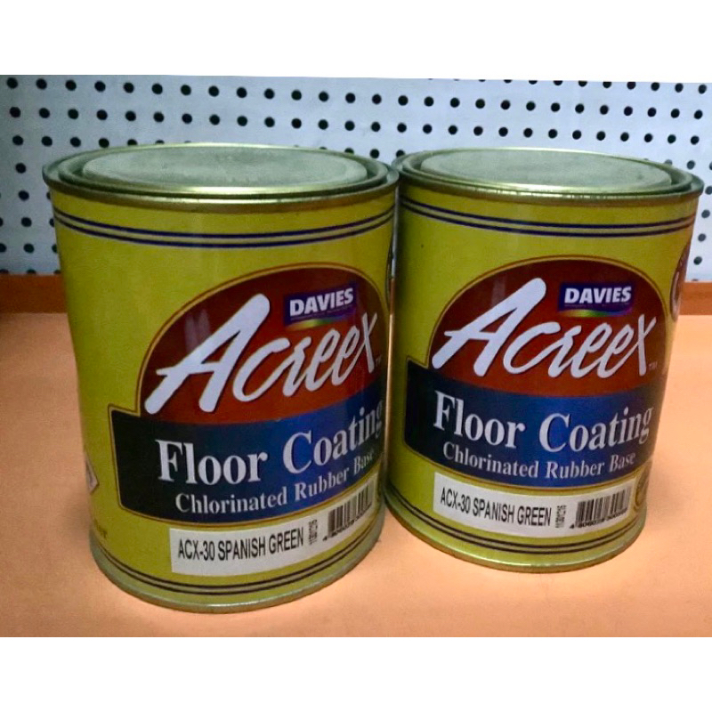 ACREEX DAVIES ACX 30 SPANISH GREEN FLOOR COATING CHLORINATED RUBBER ...