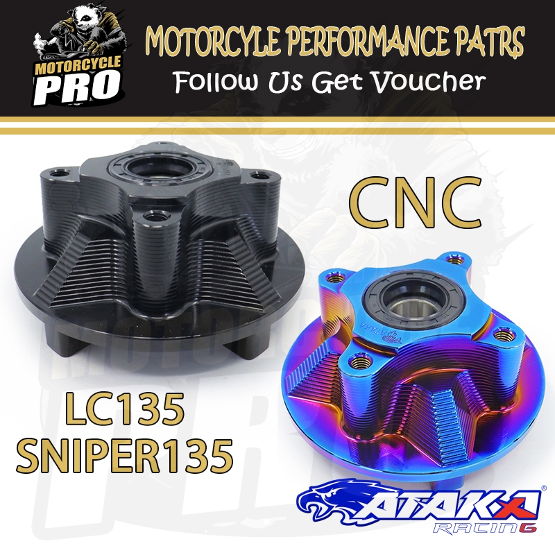ATAKA CNC Plunge Hub 4 Holes For/Sniper 135/Classics LC 135 4S | Shopee ...