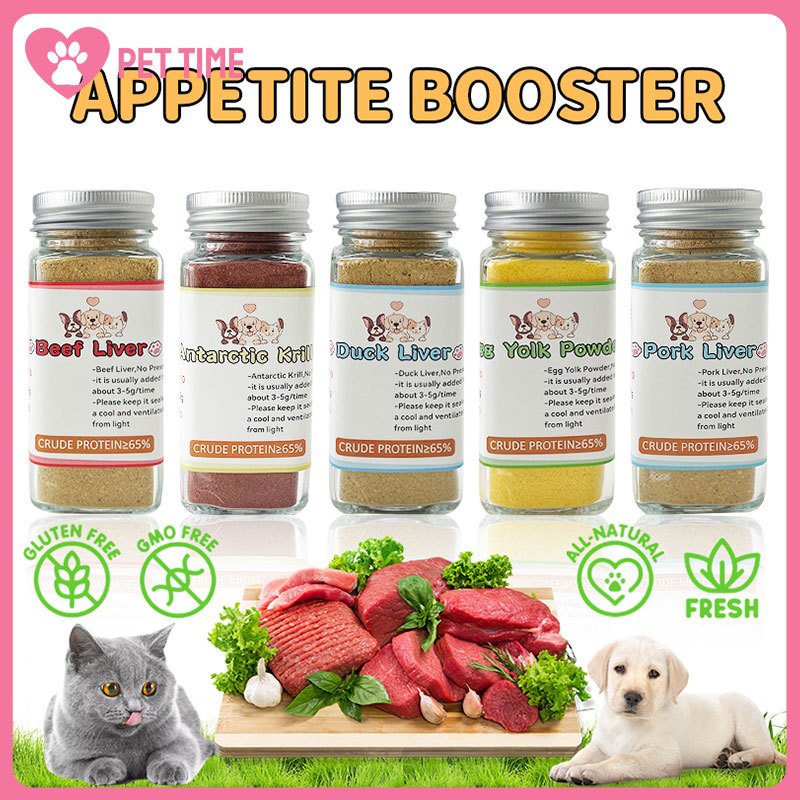 【Rock Bottom Price】Pet Appetite Booster Chicken Liver Powder for Dog ...