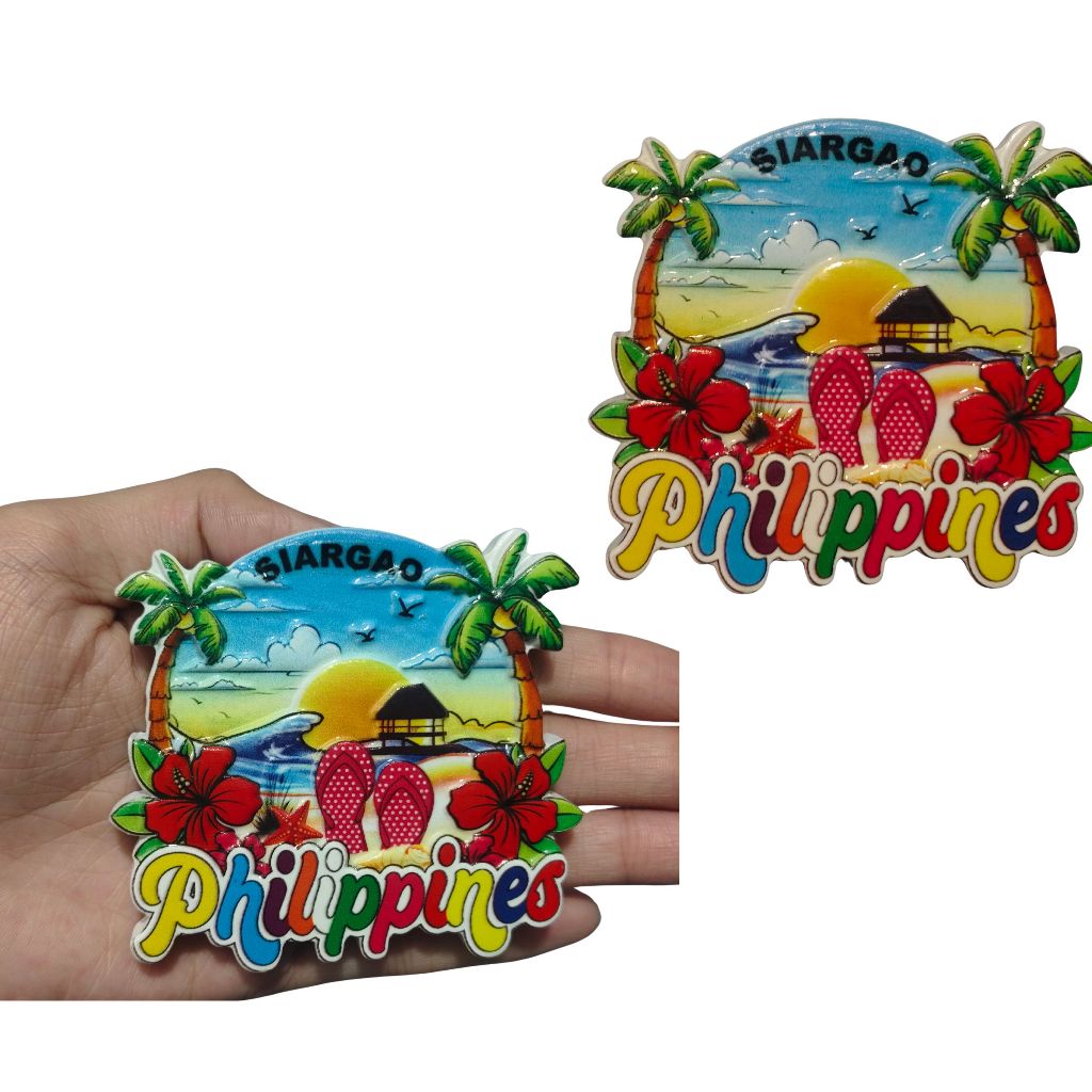SIARGAO CERAMIC REF MAGNET DESIGN SOUVINER | Shopee Philippines