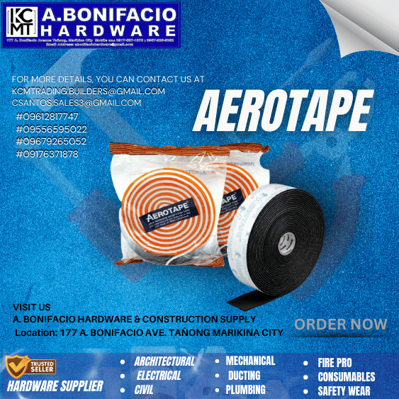 AEROTAPE 1/8 THICKNESS x 2 INCHES x 30 FEET ROLL | Shopee Philippines