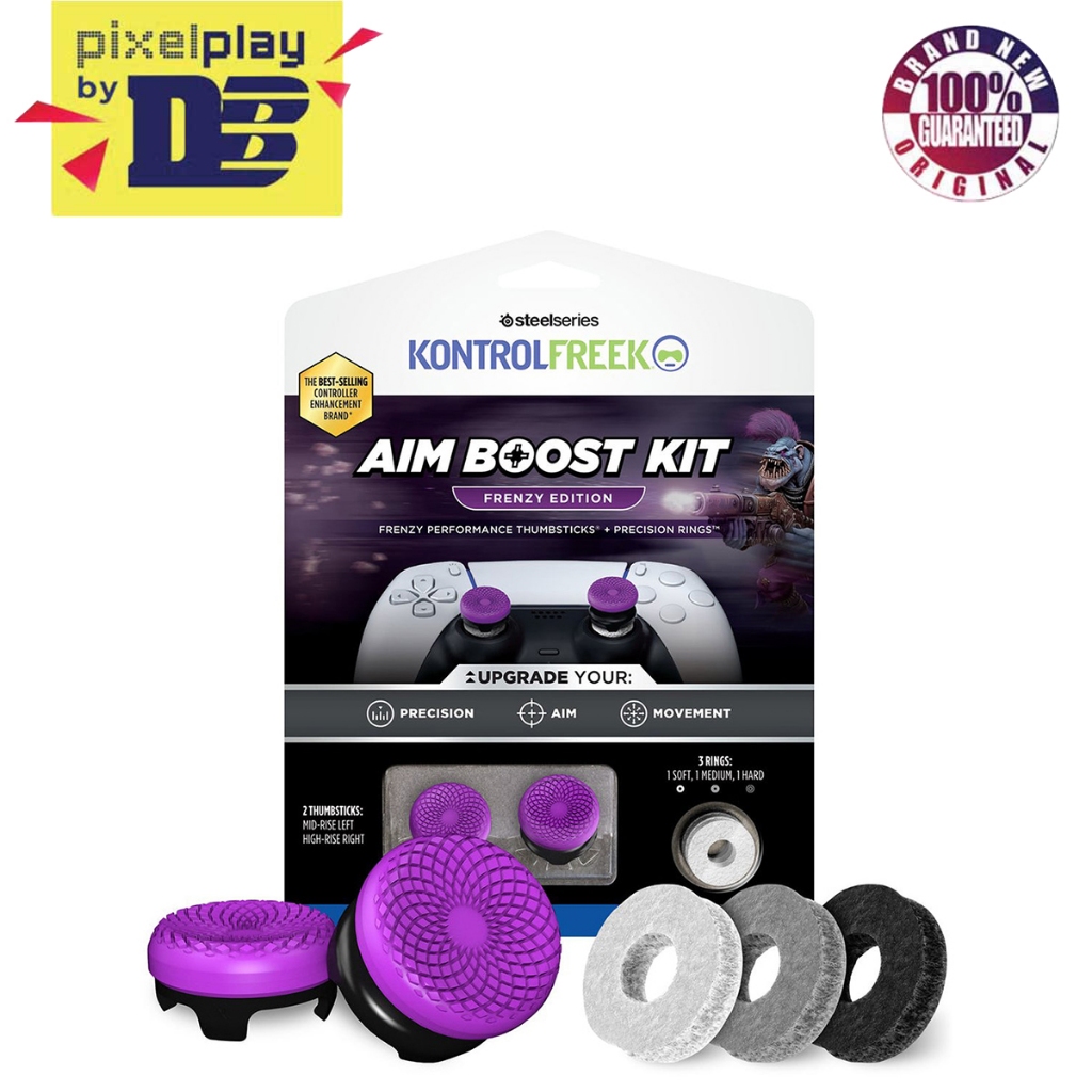 SteelSeries KontrolFreek Aim Boost Kit Frenzy Ed. Thumbsticks for PS5 ...
