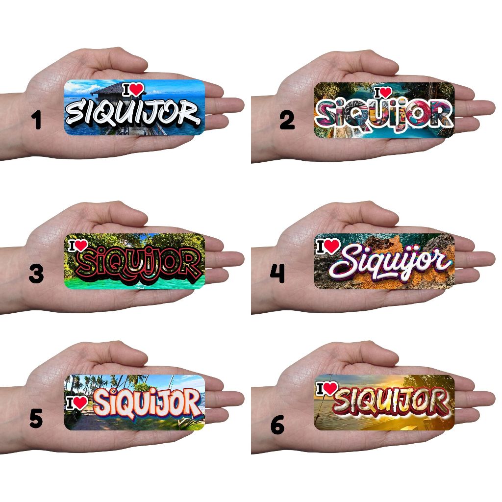 SIQUIJOR NEW LOCAL RECTANGLE RUBBER REF MAGNET DESIGN | Shopee Philippines