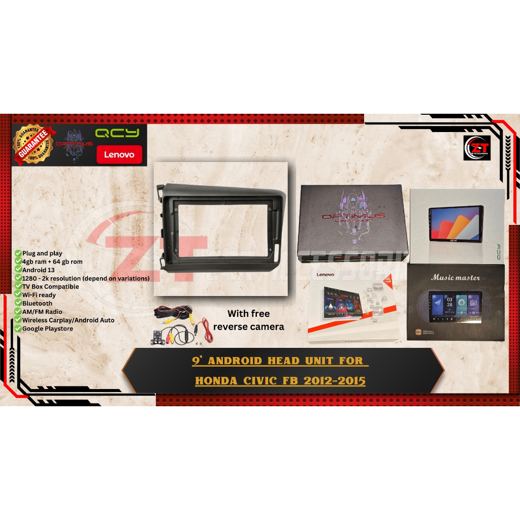 𝐇𝐨𝐧𝐝𝐚 𝐂𝐢𝐯𝐢𝐜 𝟐𝟎𝟏𝟐 𝟗𝐢𝐧𝐜𝐡 𝐐𝐂𝐘 𝐀𝐧𝐝𝐫𝐨𝐢𝐝 𝐇𝐞𝐚𝐝 𝐮𝐧𝐢𝐭 | Shopee Philippines