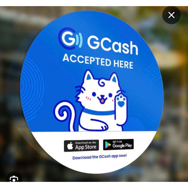 Gcash print sticker 8x8 | Shopee Philippines