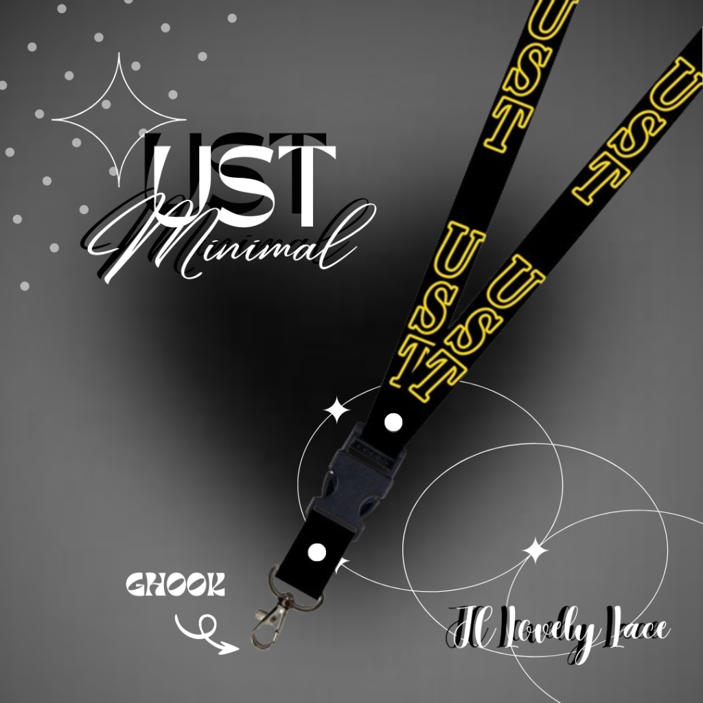 Minimal UST Aesthetic ID Lace Sling ID Lace with GHook | Shopee Philippines