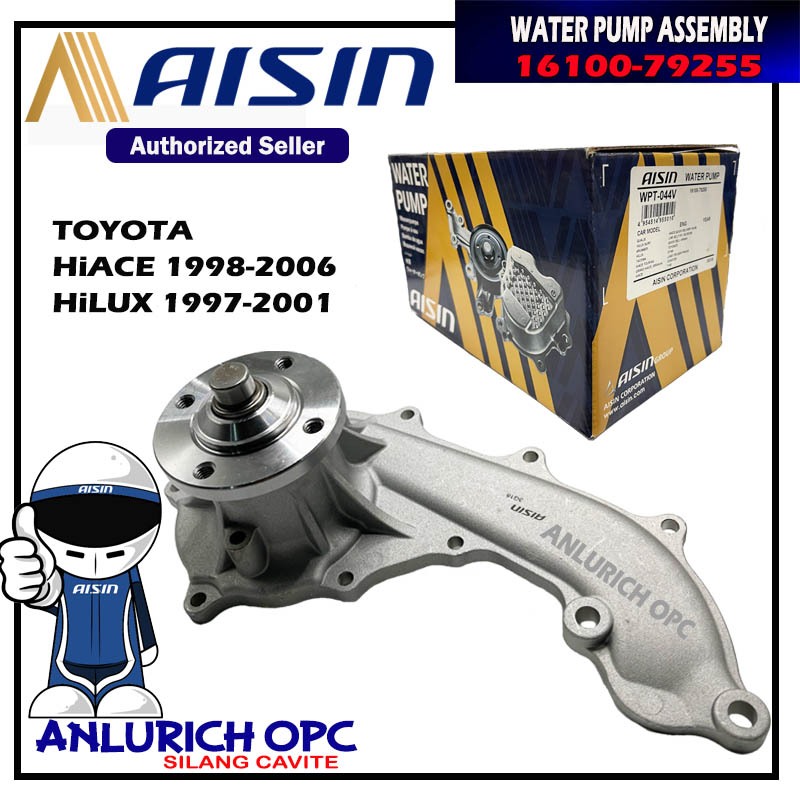 AISIN Water Pump Assembly Toyota Hilux 1997-2001 HiAce 1998-2006 WPT-044V/16100-79255 | Shopee ...