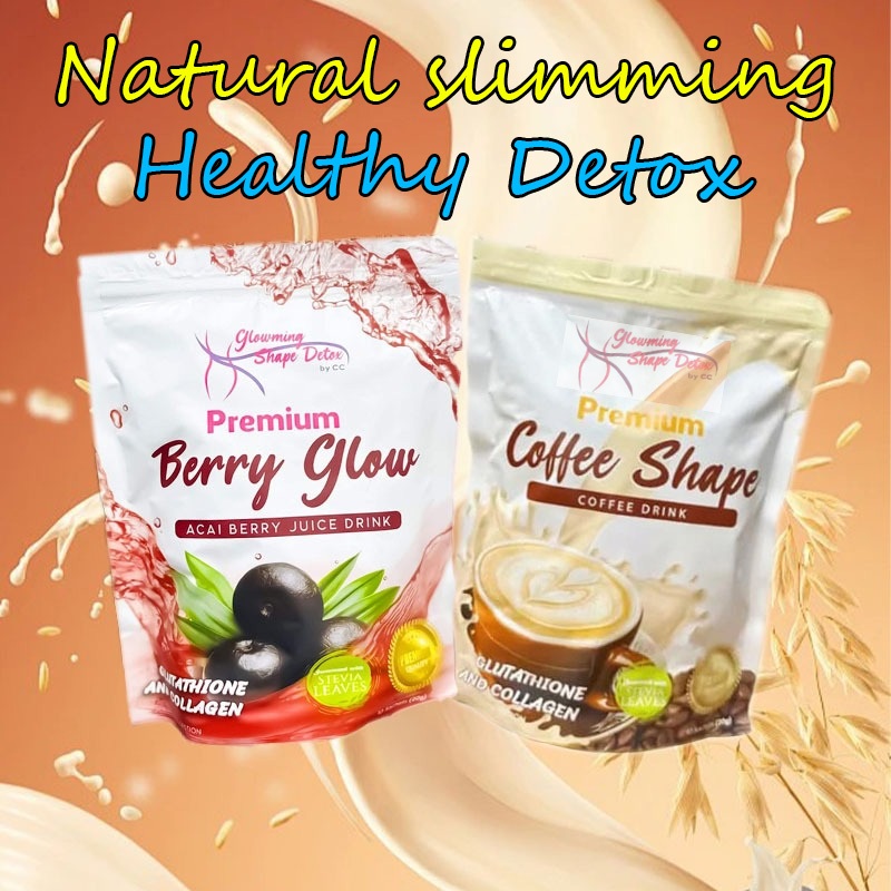 Glowming Shape Detox Premium Berry Glow / Premium Coffee Shape Natural ...