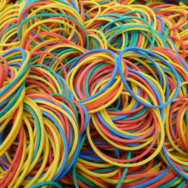 RUBBER BAND (REGULAR) GOMA/LASTIKO | ASSORTED COLOR | 1 KILO | Shopee ...