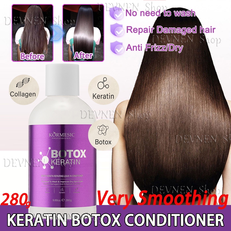Keratin Botox Hair Treatment Conditioner Hair Straightening No Washing ...