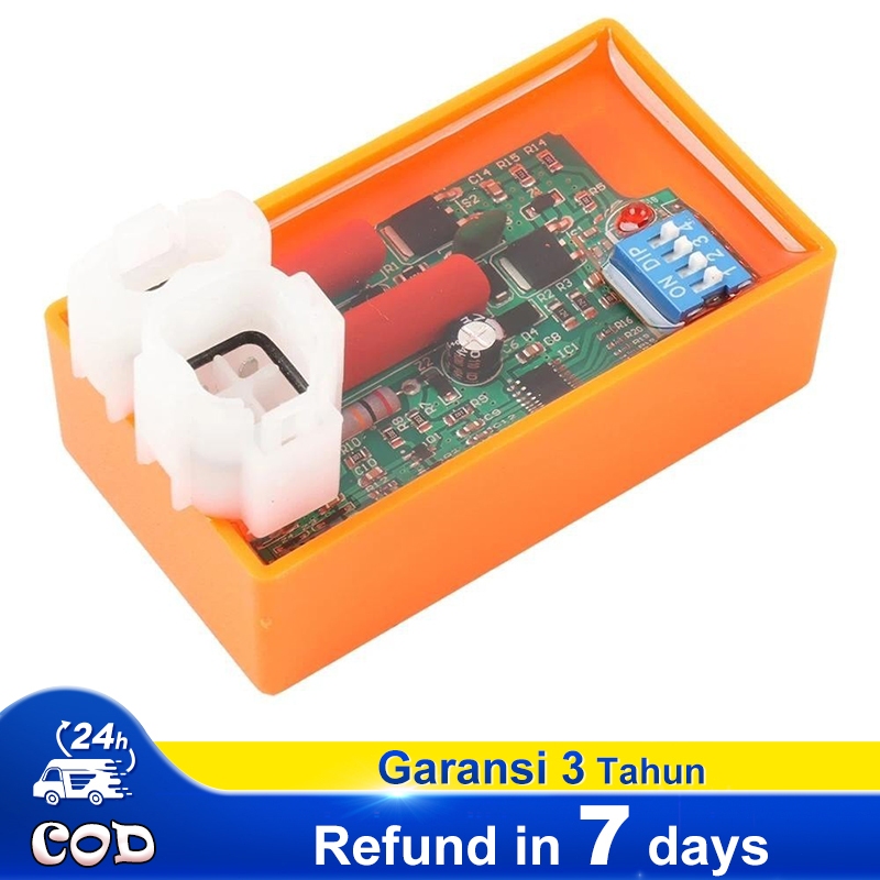 6 Pin Programmable CDI Lgnition 4 Pin DC CDI Racing Box DIP Switch For ...