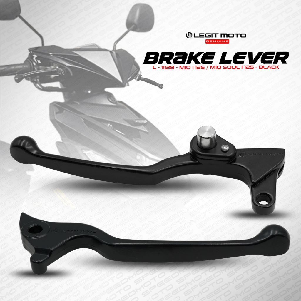 LEGITMOTO MIO I 125 / MIO SOUL I 125 ALLOY BRAKE LEVER SET CHROME L ...