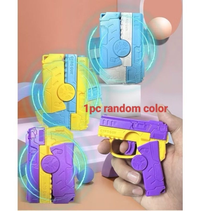 mini stress gun spin the bore gun toys stress relief 1pc random color ...