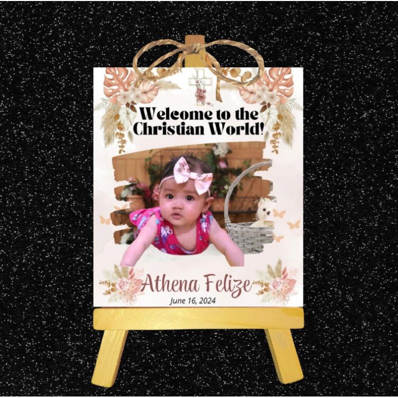 Mini Sintra Board with Wooden Easel Stand | Shopee Philippines