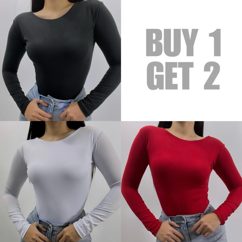 BUY 1 GET 2 (TOTAL OF 3) Basic Full Length Double Lining front ...