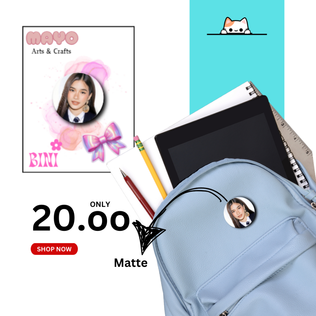 BINI Pins Formal Uniform School Bag Pins Landyard School Aesthetic ...