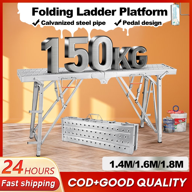 Folding Ladder Platform, Portable Scaffolding, Mobile Stepper, Height ...