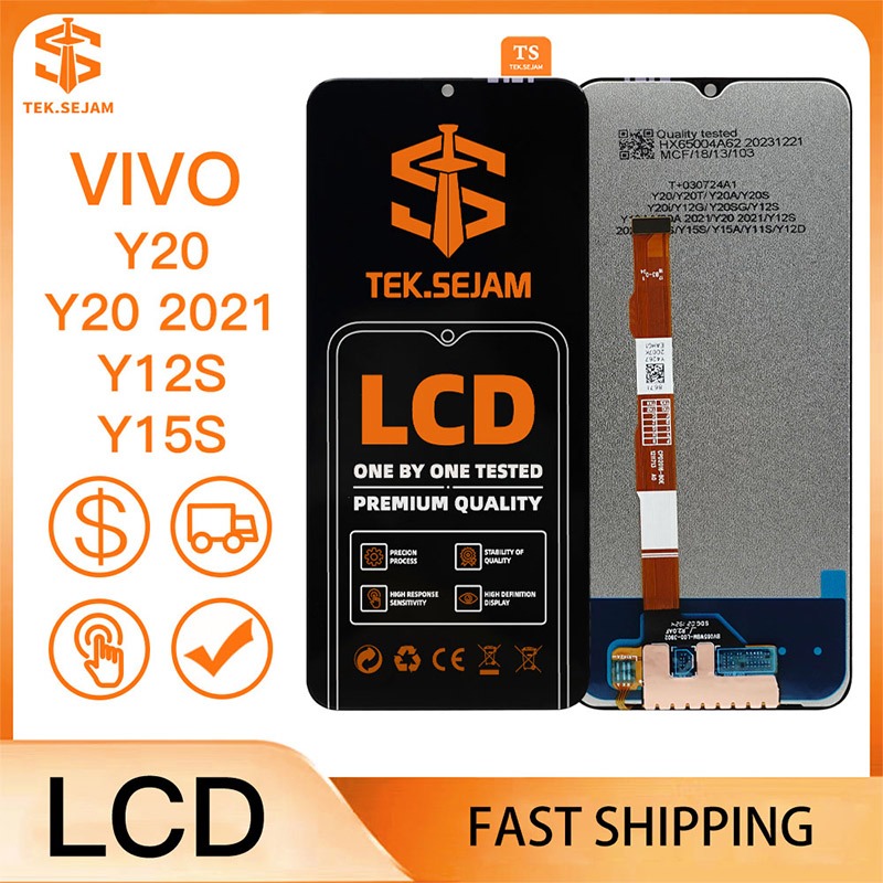 TEK.SEJAM Replacement Display For VIVO Y20 12S 15S Y12G Y12A Lcd Touch ...