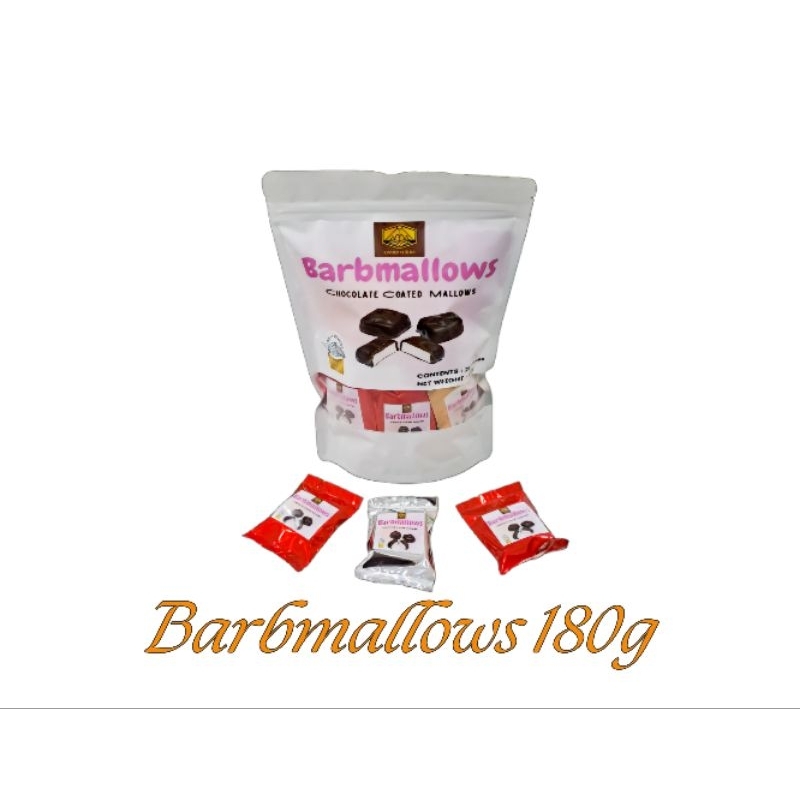 BARBMALLOWS 180G (CHOCOLATE COATED MALLOWS) | Shopee Philippines