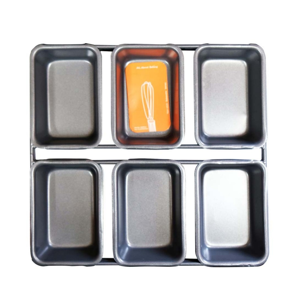 All About Baking KCM6211 AAB NS 6 in 1 Rect.Muffin Pan | Shopee Philippines