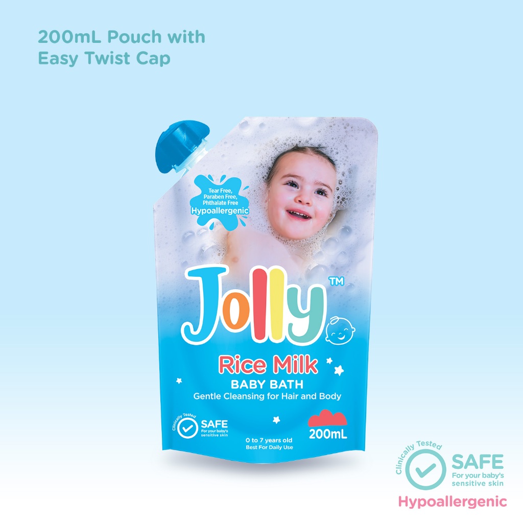 Jolly Baby Bath - Rice Milk 200ml | Shopee Philippines