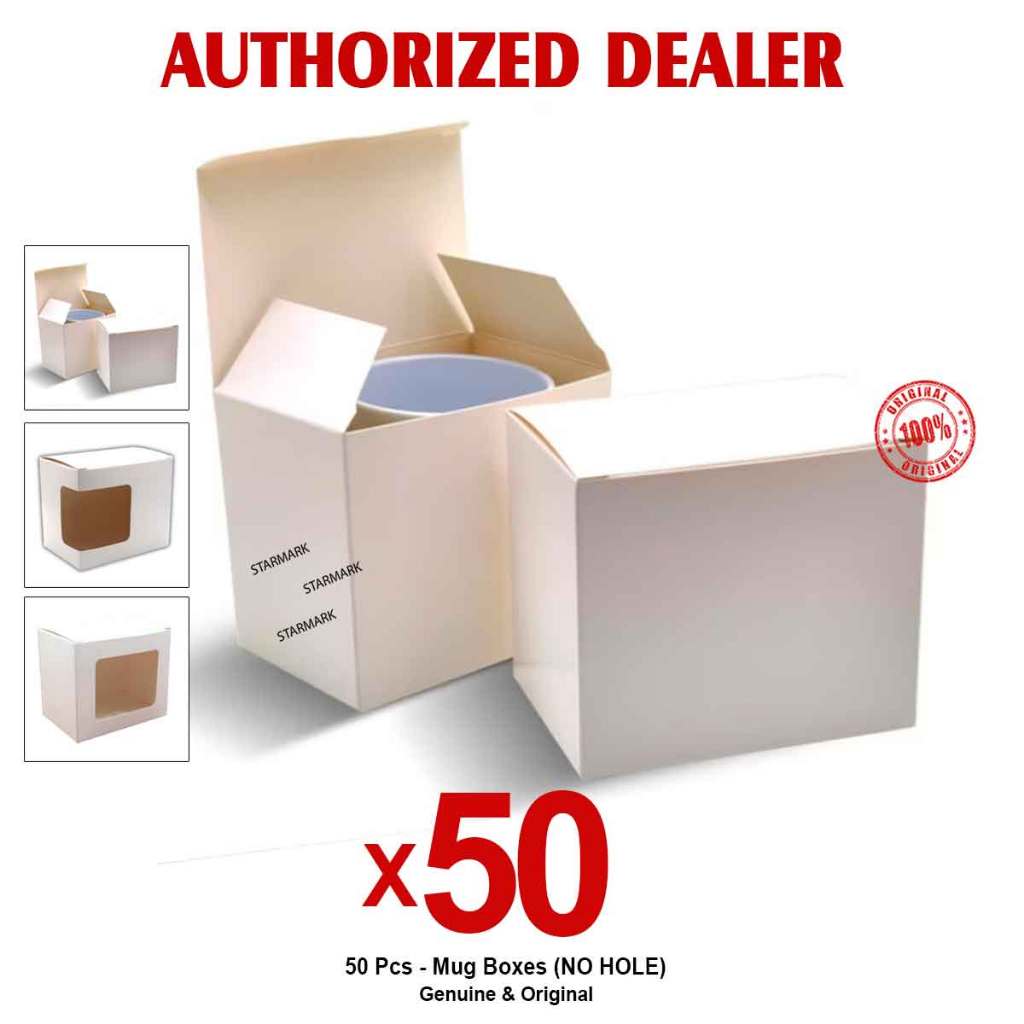 Mug Box Mug Boxes No Hole With Window With Center Hole With Side Holes ...