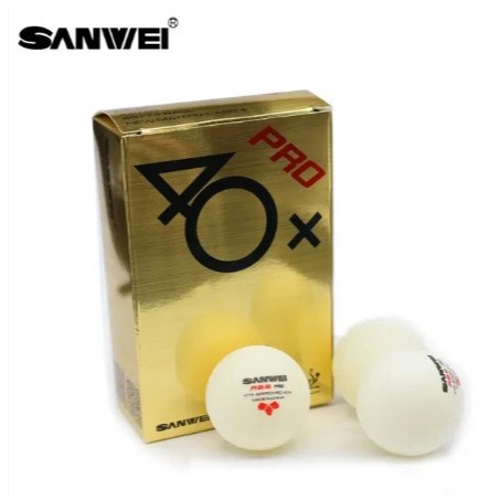 1BOX 6pcs Sanwei ABS Pro 3Star 40+ Ball original table tennis ball Authentic 3 Star Pingpong ...