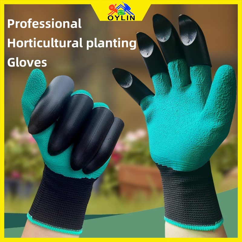 Garden Gloves with Fingertips Claws Garden Plantito Plantita Agrify ...