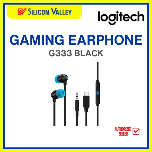 Logitech G333 Black Gaming Earphones | Shopee Philippines