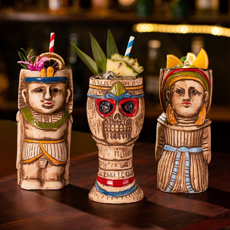 Ancient Egyptian Tiki Bar Ceramic Cocktail Mug | Shopee Philippines