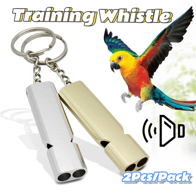 2Pcs Bird Parrot Training Whistle Bird Recall Whistle for pigeon ...