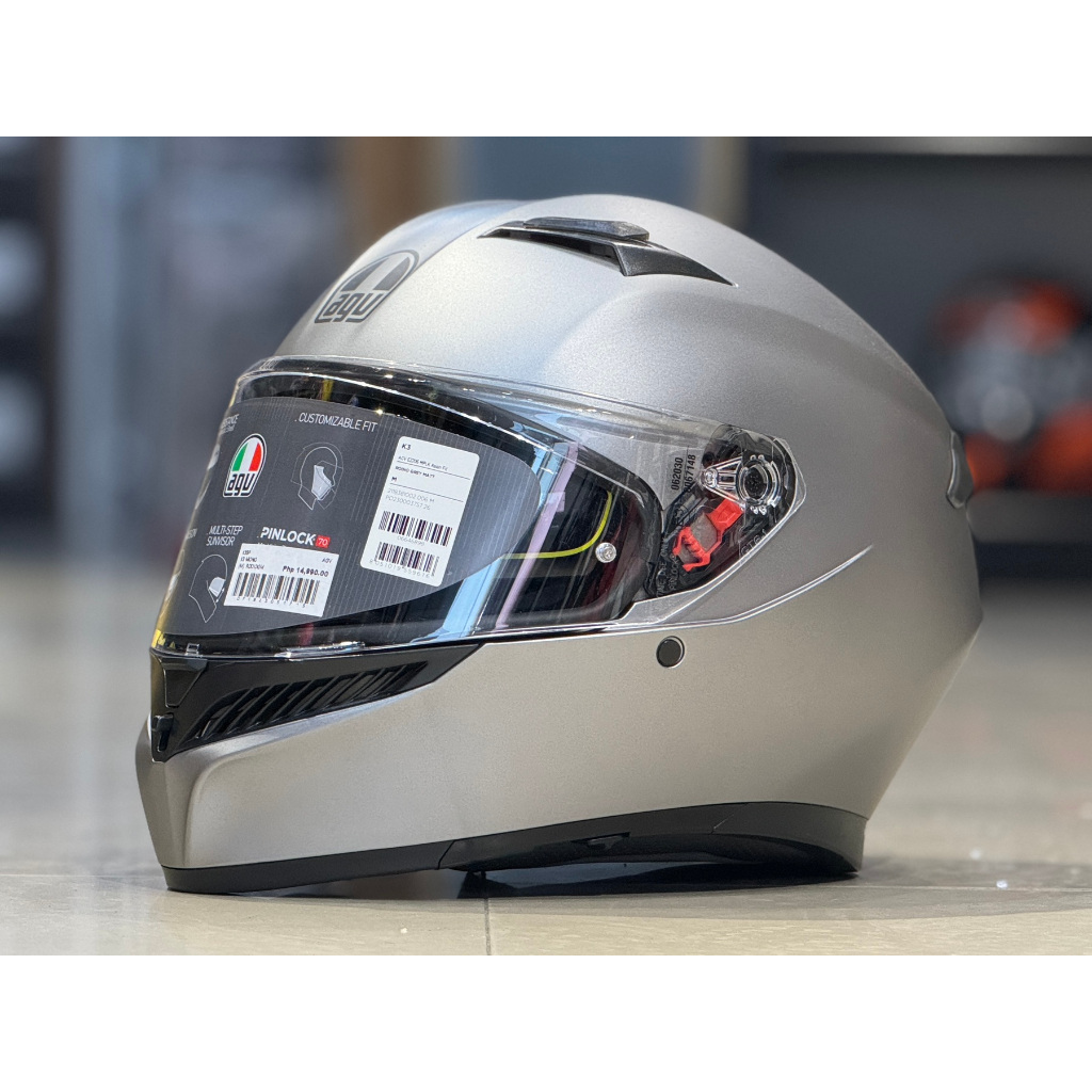 AGV K3 Helmet For Motorcycle Full Face Dual Visor with Free Pinlock ...