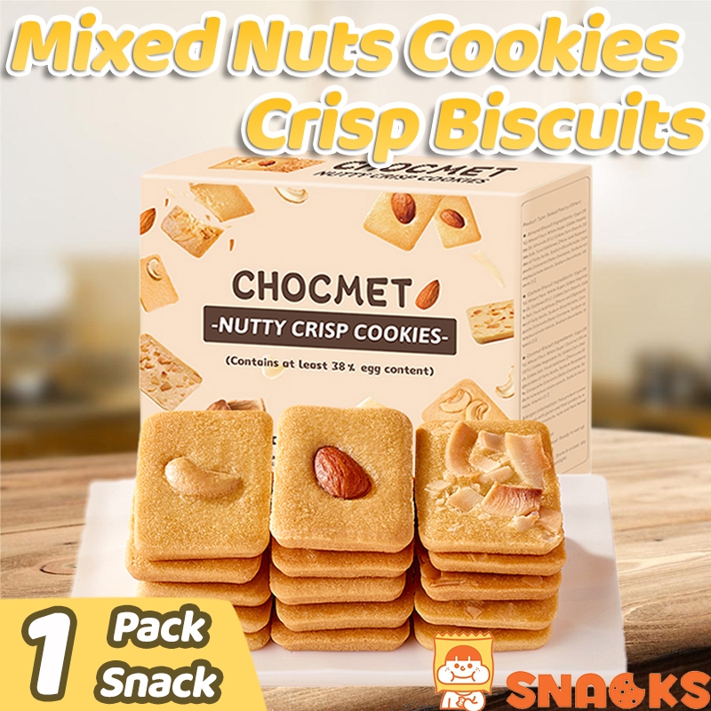 CHOCMET Mixed Nut 3 in 1 Almond Nuts Cashew Nuts Healthy Snacks ...