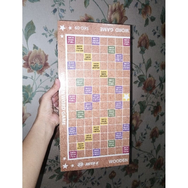 WOODEN WORD GAME SCRABBLE PLASTIC TILES | Shopee Philippines