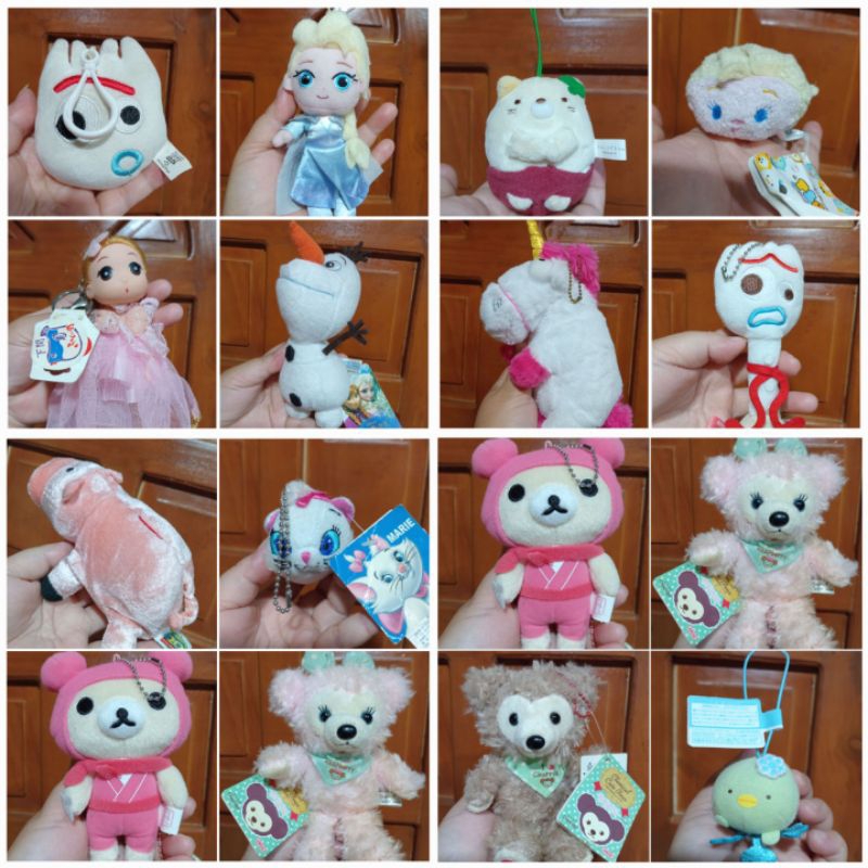 Disney small size character charms woody lotso daisy minnie dumbo olaf ...