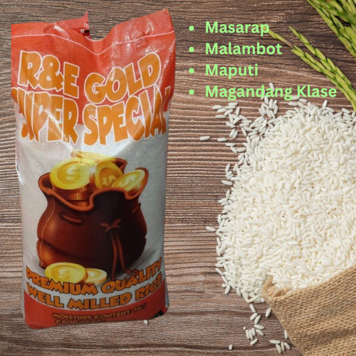 R&E GOLD SUPER SPECIAL 10KG, 25KG RICE | Shopee Philippines