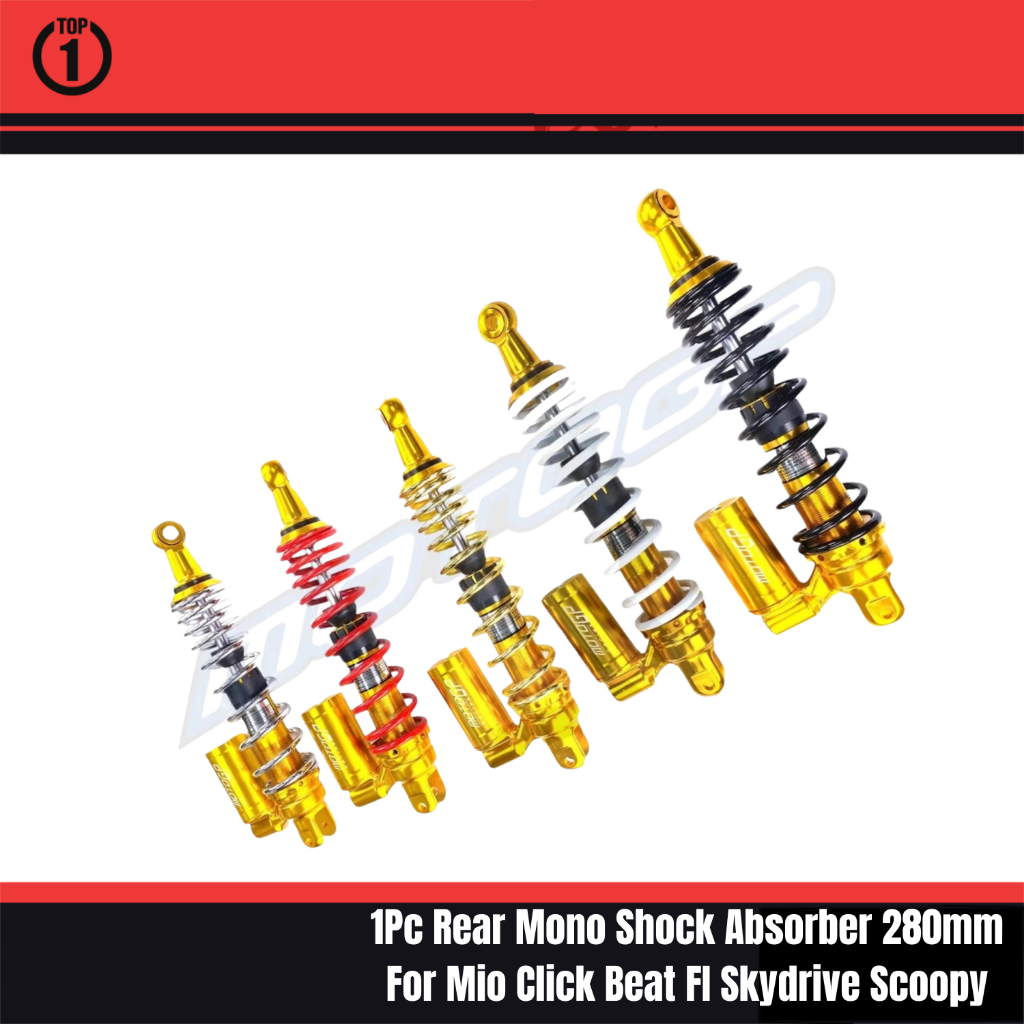 1 Pair Rear Dual Shock 330mm Absorber with Gas Tank for Aerox Nmax ADV ...