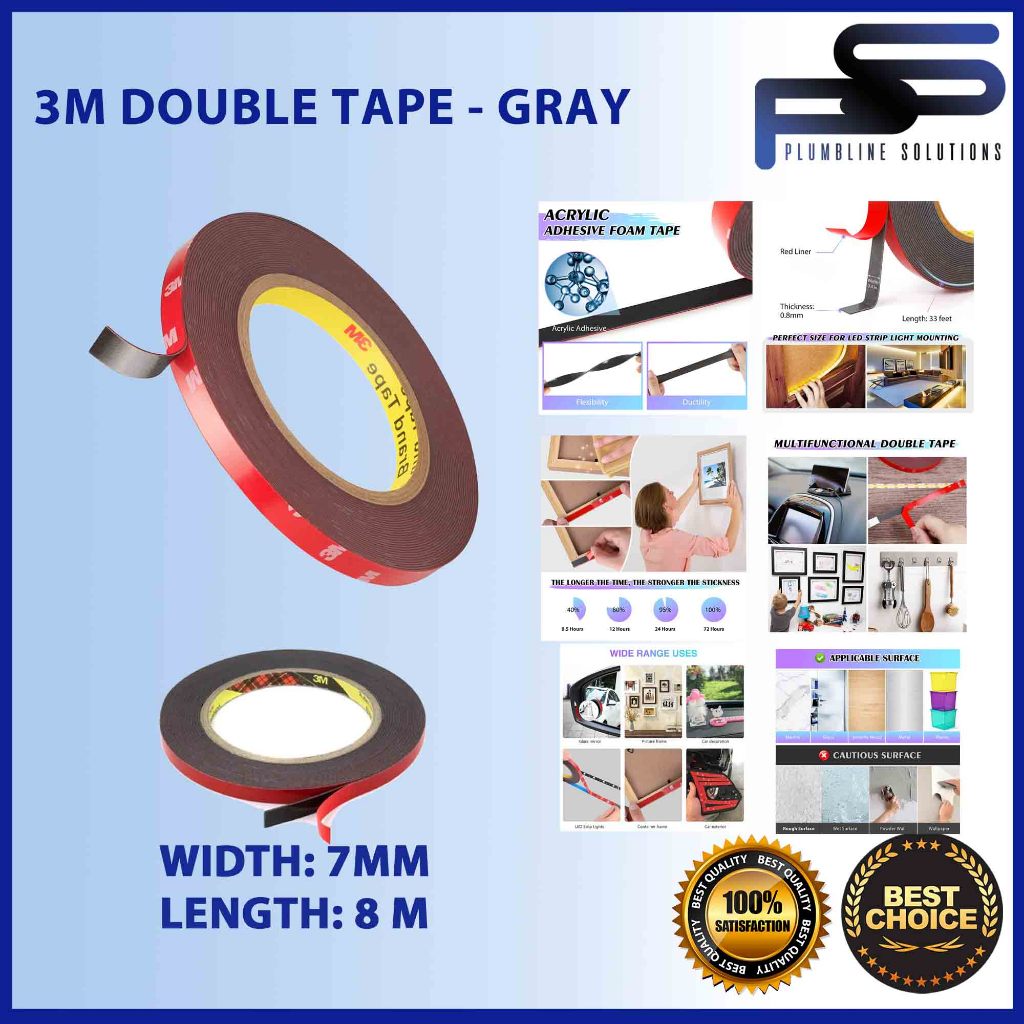 Universal Adhesive Tape Double Side Sticker 10cm x 10m / 10cm x 30m / Sticker / Car & Motors ...