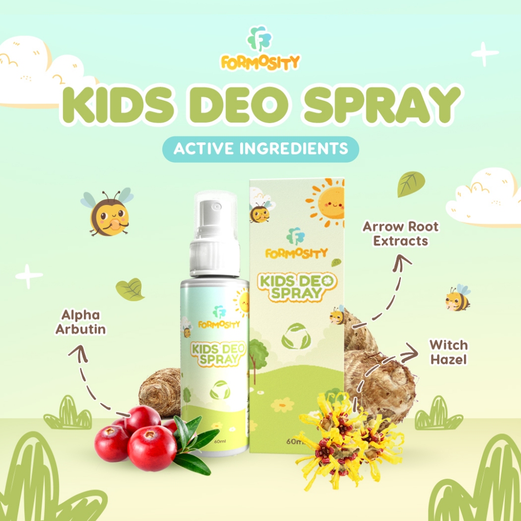 Kids Deodorant Spray Kids Deo No Tawas for Sensitive Skin | Shopee ...